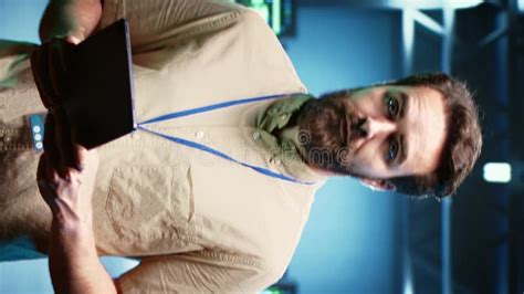 Vertical Video Ai Machine Learning Data Center Stock Footage Video Of Storage Resources