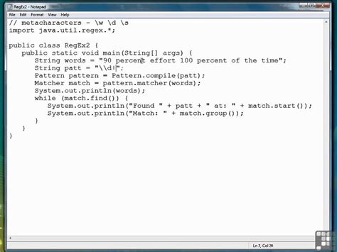 17 03 Using Metacharacters Youtube