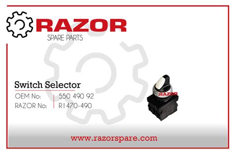 Switch Selector Razor Spare
