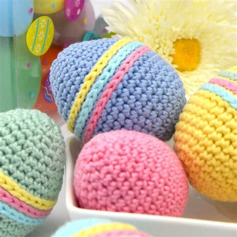 Crochet Easter Eggs Free Pattern 2 Sizes Zamiguz
