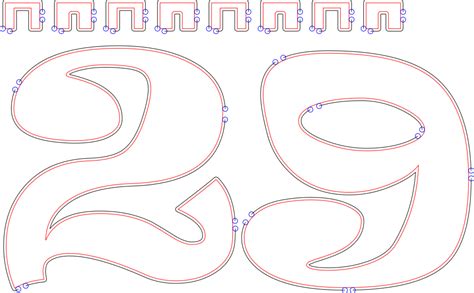 Curvy Acrylic House Number The Oddbloke Geek Blog