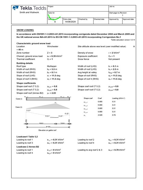 Snow Loading En1991 Copy Pdf Earth Sciences