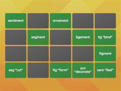 Adding Suffix Ment To A Base Or Root Word Parejas