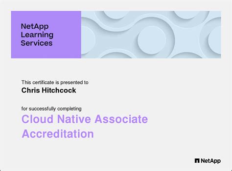 Chris Hitchcock On Linkedin Awesome I Passed My Netapp Cloud Native