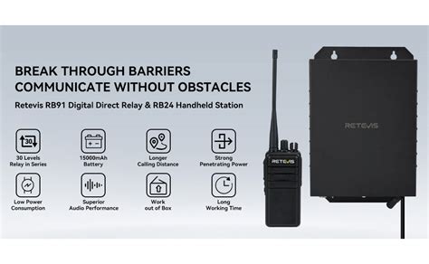 Retevis Long Range Communication System Rb91rb24