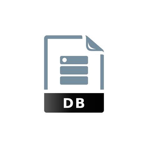 db file format icon in duo tone color extension database queries