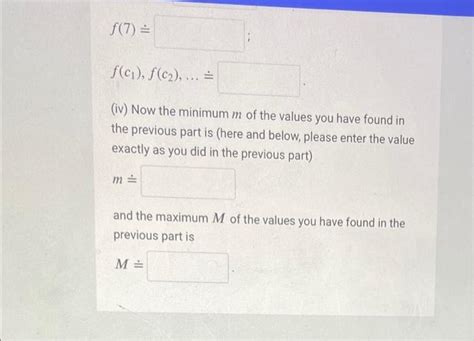 Solved Min Max Values Of Differentiable Functions Realize
