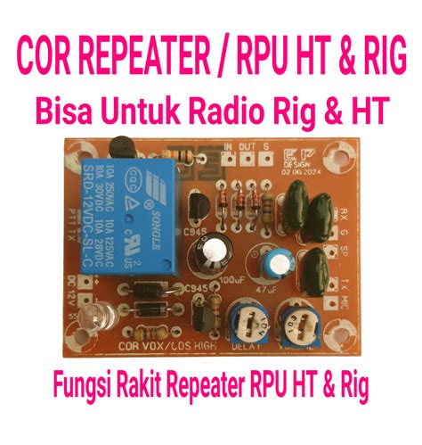 Jual Repeater Ht Vhf Fungsi Komunikasi Kerja Cor Repeater Ht Rig
