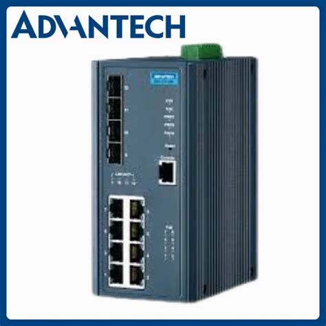 Advantech EKI Industrial Ethernet Switch Managed Unmanaged Gigabit PoE SFP Redundant