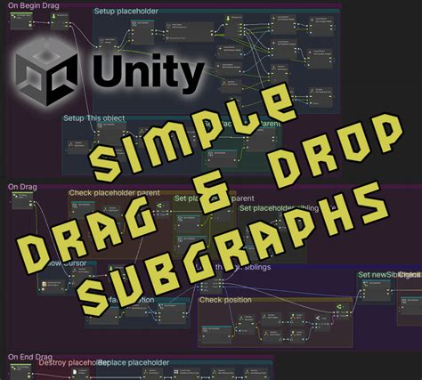 simple drag and drop subgraphs unity visual scripting by munchmo