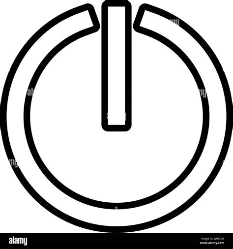 Basic Ui Power Off Stock Vector Image And Art Alamy