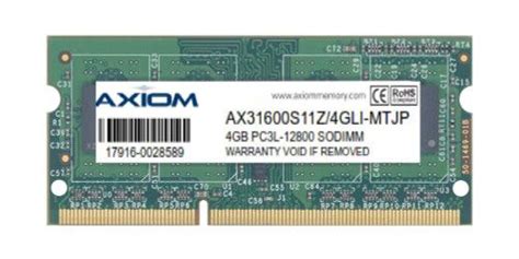 Ram Laptop Axiom Ddr3 4gb
