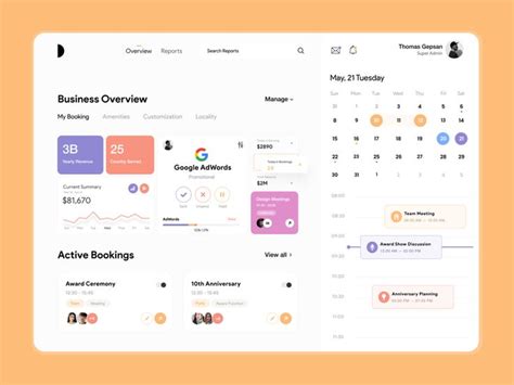 Dashboard Meeting Dashboard Ui Web Design App Ui Design