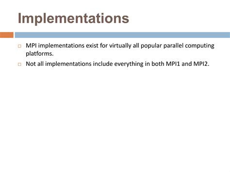 Parallel Programming Models PPT