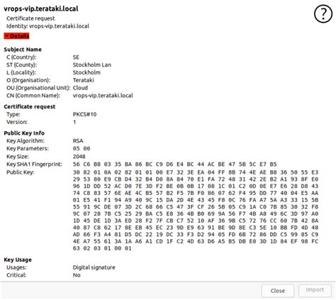 Create Csr With A Configfile Using Openssl On Ubuntu Terataki