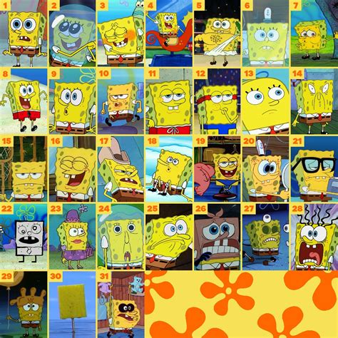 Spongebob Expressions