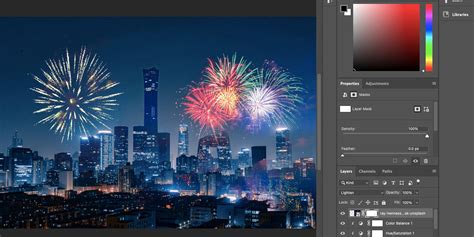 How To Add Fireworks To An Image In Photoshop