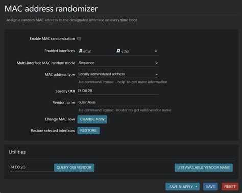 GitHub Muink Luci App Change Mac MAC Address Randomizer For LuCI