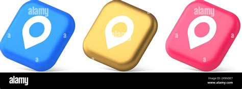GPS Map Pin Location Service Button Application Direction Distance