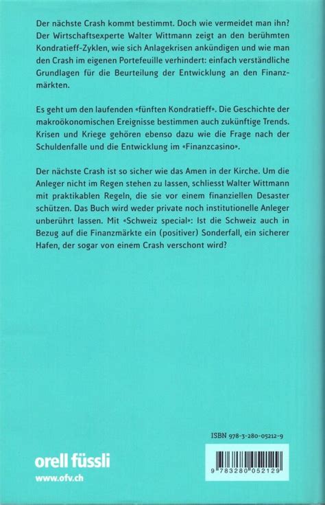 Der Nächste Crash Kommt Bestimmt Walter Wittmann Mikowbook