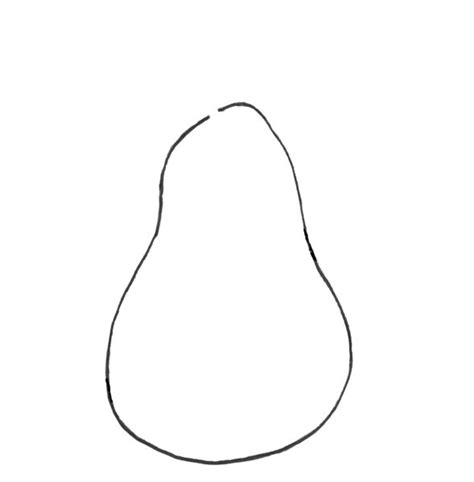 Pear Drawing Easy Steps The Graphics Fairy