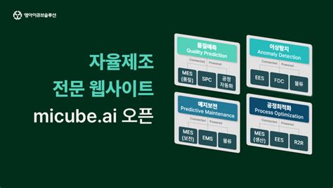 스마트팩토리 넘어 자율제조로 엠아이큐브솔루션 제조 Ai 시장 본격 확장