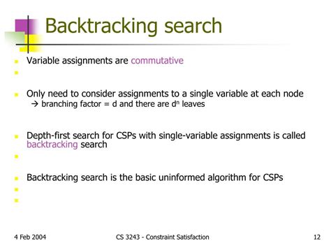 PPT Constraint Satisfaction Knowledge Representation PowerPoint Presentation ID