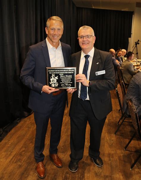 Honoring Commitment To Community William Bill Hasse Receives Award