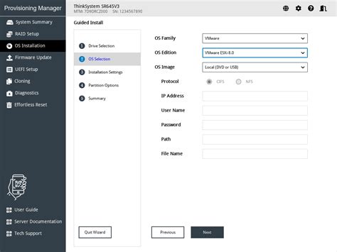 Installing A Vmware Operating System Lxpm V4 Lenovo Docs