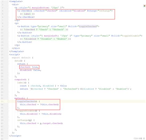 Vue 代码控制复选框的选中和取消选中vuecheckbox选中和不选中 Csdn博客