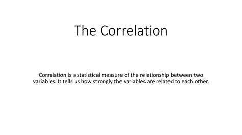 Correlation Can Help Us Identify Relationships Between Variables Ppt