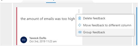Process Using Retrospective Extension In Azure Devops