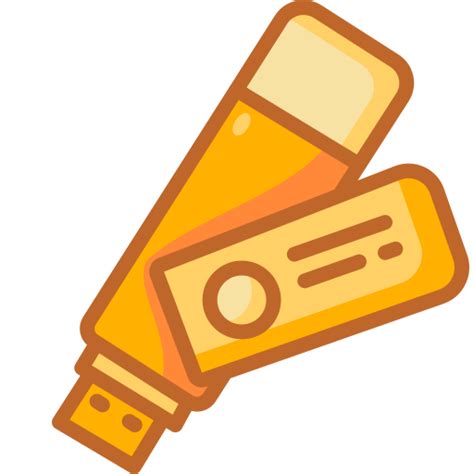 Flashdisk Generic Color Outline Icon