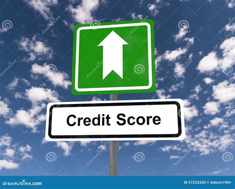 Segno Del Punteggio Di Credito Illustrazione Di Stock Illustrazione Di Finanziario