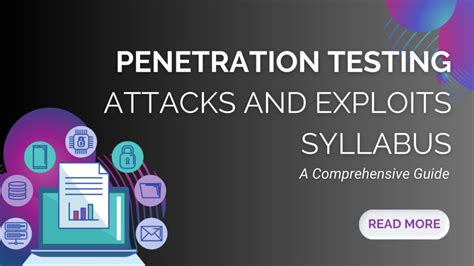 Penetration Testing Attacks And Exploits Syllabus A Comprehensive Guide