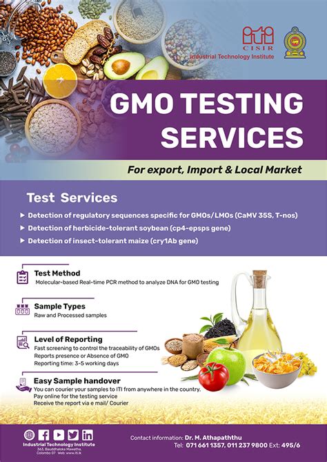 Iti Gmo Sequencing And Other Molecular Testing