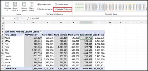 What Are Banded Rows And Columns In Word At Michael Oglesby Blog