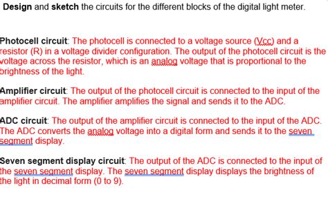Solved Design And Sketch The Circuits For The Different Chegg