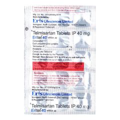 Eritel 40mg Tablet 15 S Buy Medicines Online At Best Price From Netmeds Com
