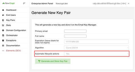 Automatic Key Lifecycle Rotation Flowcrypt Docs