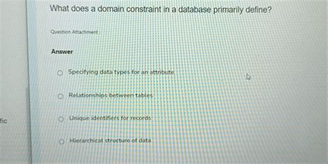 What Does A Domain Constraint In A Database Studyx