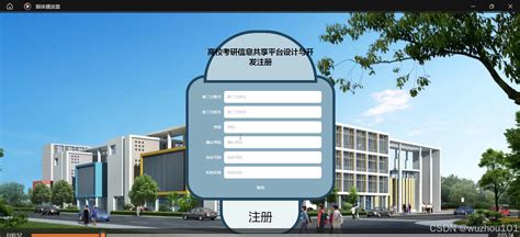 基于ssmvue高校考研信息共享平台设计与开发开题报告程序论文java Csdn博客