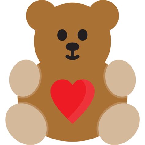 테디 베어 아이콘 Generic Color Fill