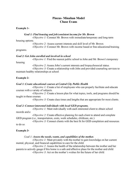 Sw 360 Pincus Minahan Model Pincus Minahan Model Chase Evans