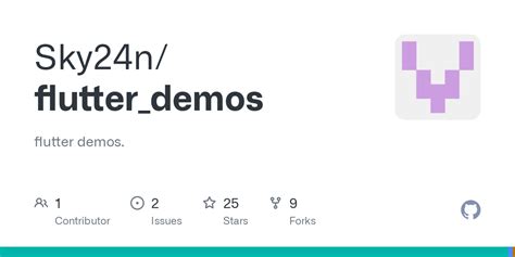 github sky24n flutter demos flutter demos