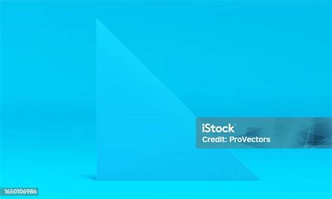 3d 삼각형 벽 인테리어 프리젠테이션 디자인 현실적인 벡터를 위한 현대적인 파란색 각도 장식 요소 0명에 대한 스톡 벡터 아트 및 기타 이미지 Istock