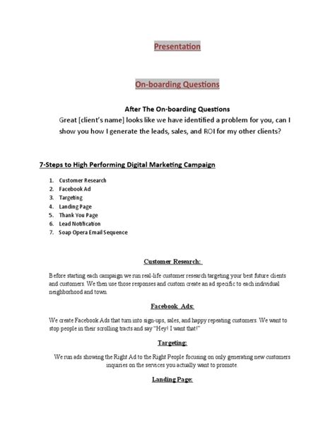 7 steps to high performing digital marketing campaign pdf digital