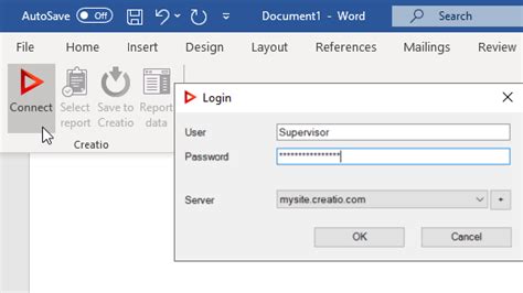 Set Up The Report In The Ms Word Plug In And Upload It In Creatio Creatio Academy