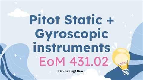 Pitot Static Gyroscopic Instruments Pptx