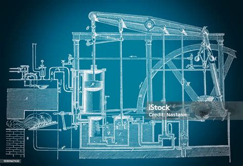 James Watt Steam Engine Animation